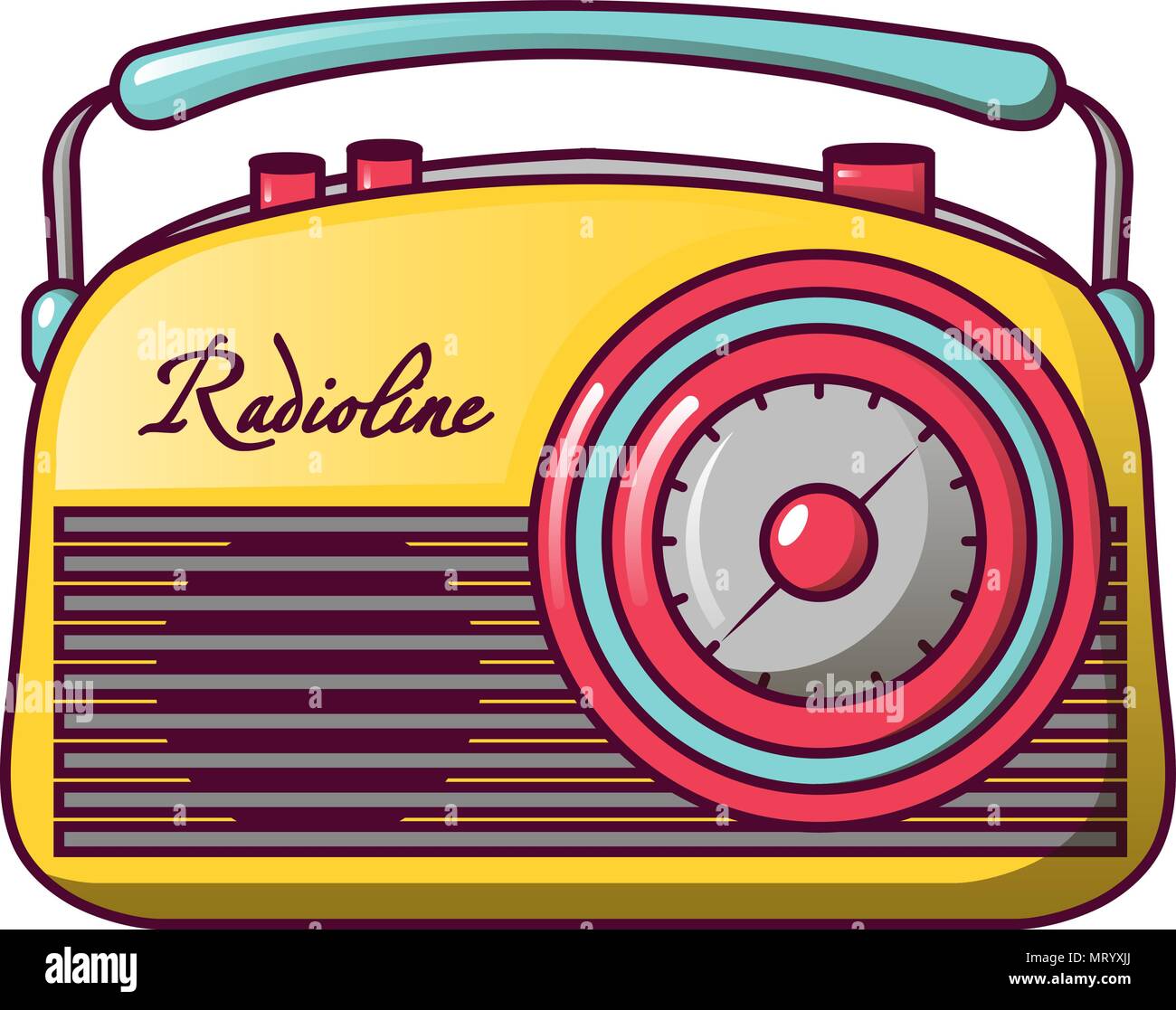 Radiodial Stock Vector Images - Alamy