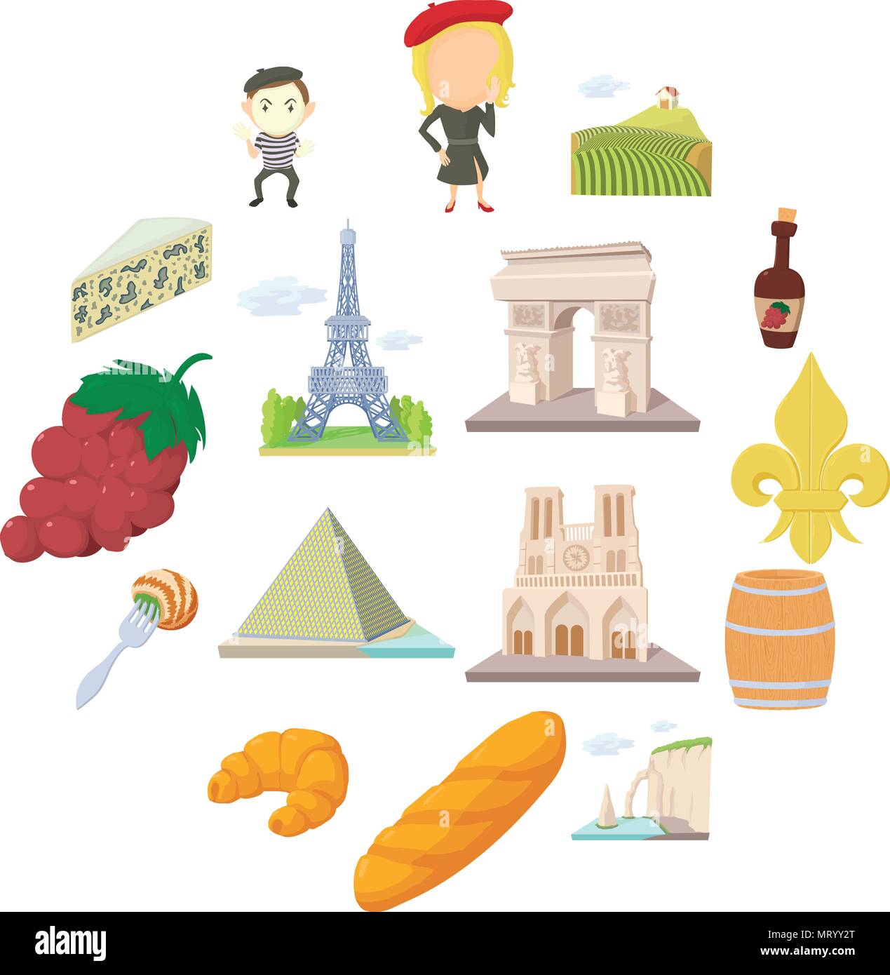 Louvre pyramid icon cartoon hi-res stock photography and images - Alamy