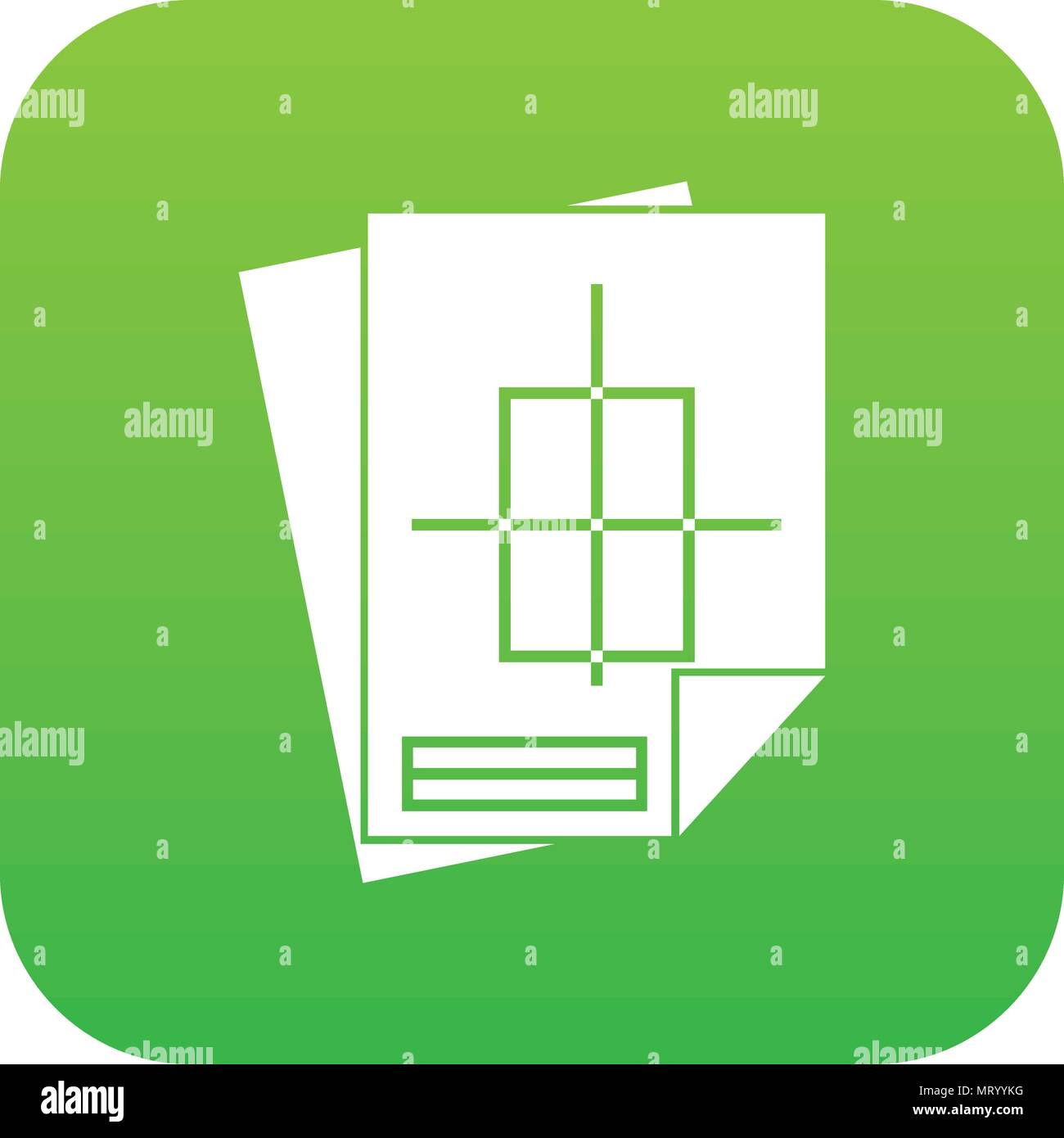 Home construction project icon digital green Stock Vector Image & Art ...
