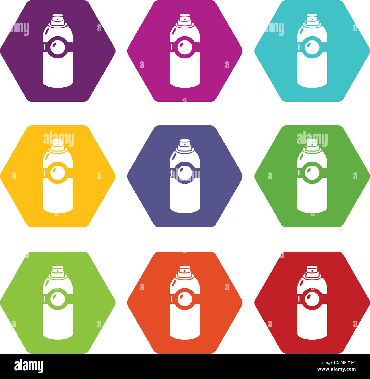 Spray deodorant icons set 9 vector Stock Vector Image & Art - Alamy