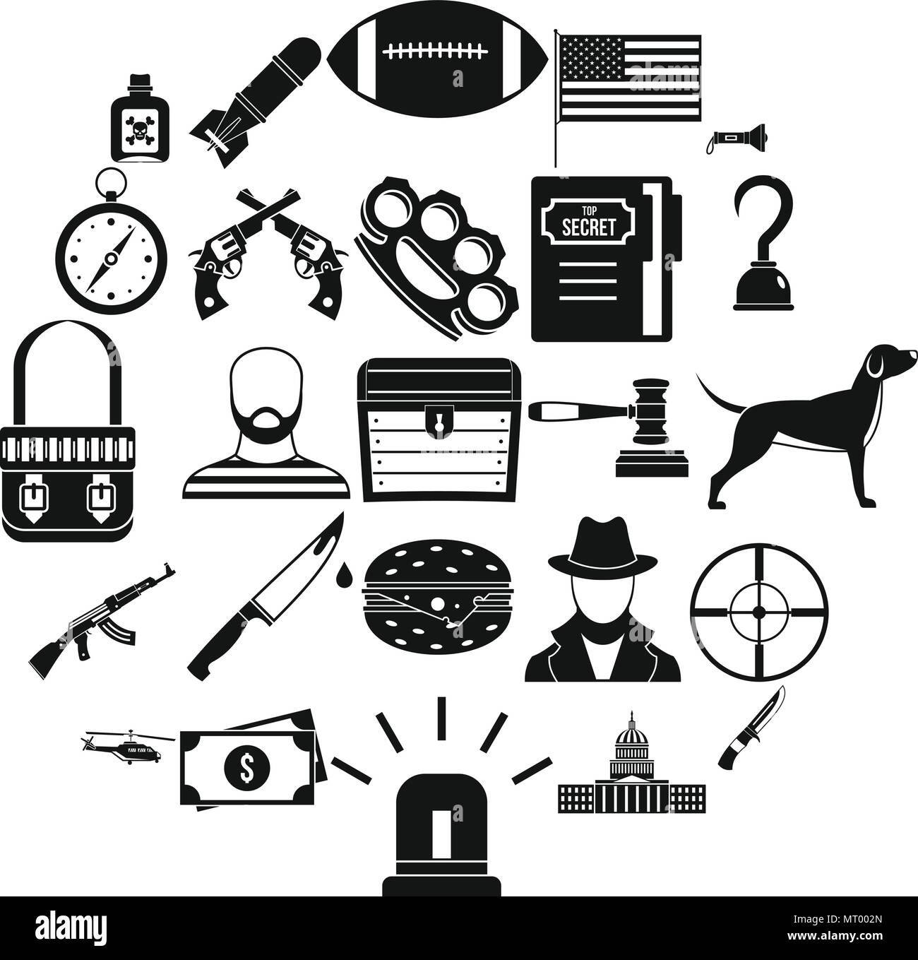 Pellet icons set, simple style Stock Vector Image & Art - Alamy