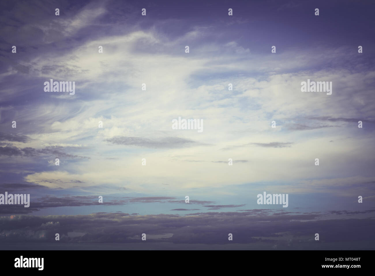 Cloudy sky weather panorama background Stock Photo - Alamy