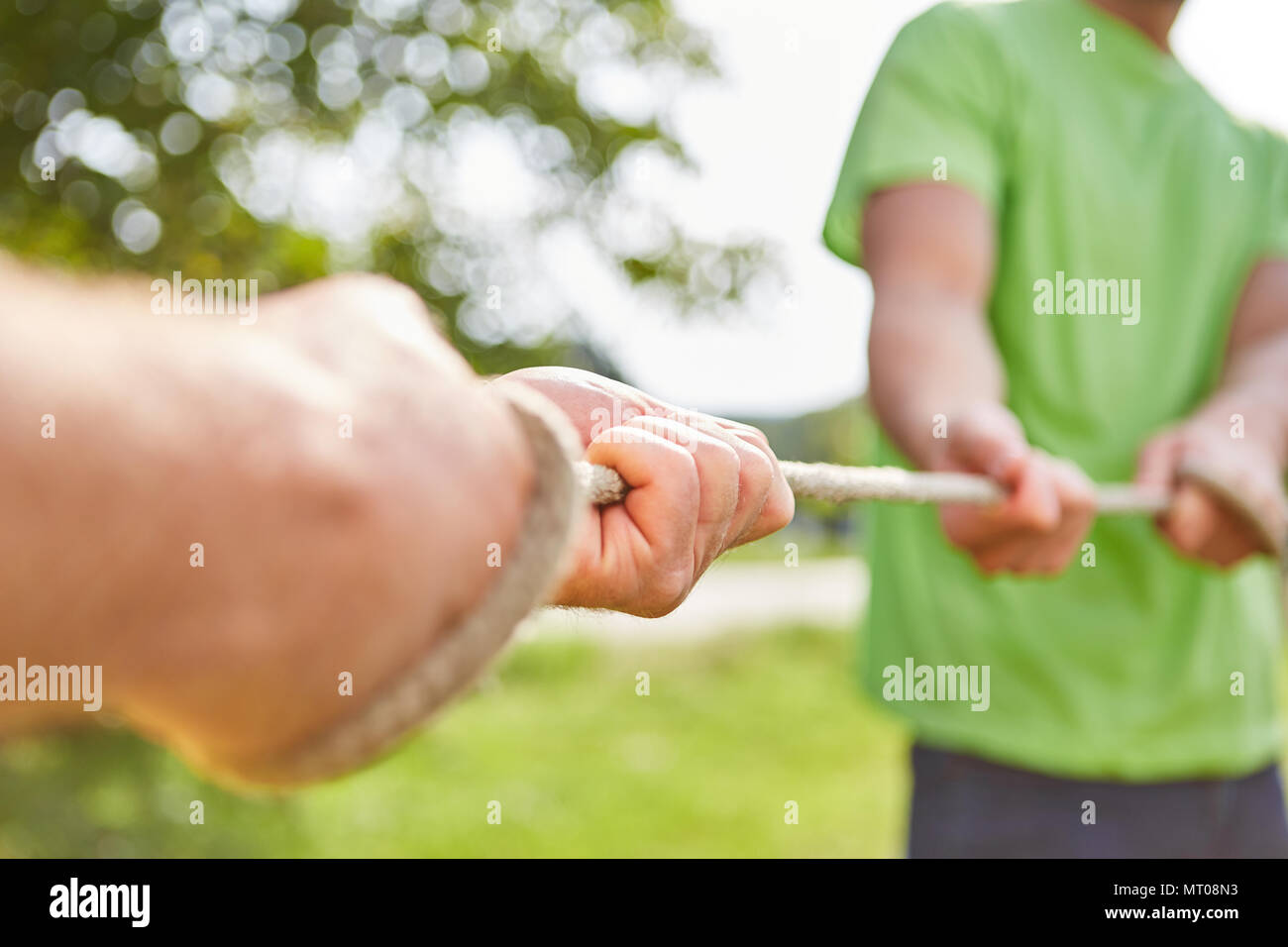 People competing hi-res stock photography and images - Alamy