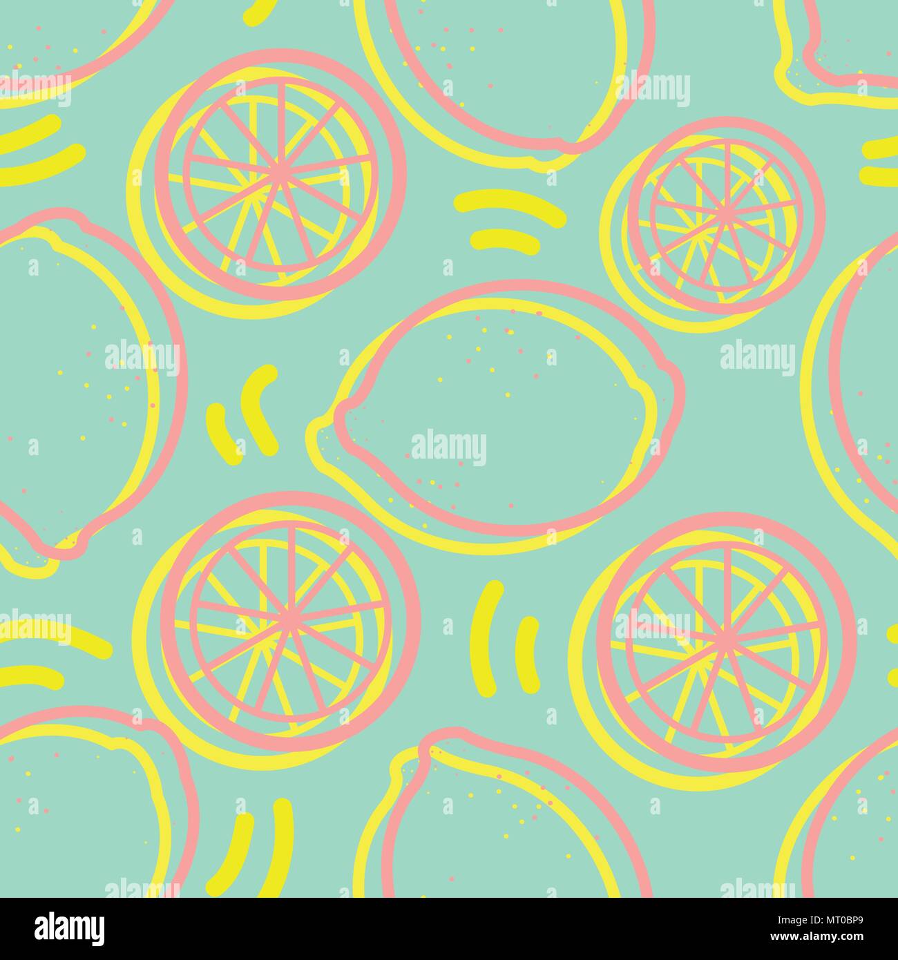 Bright lemon fruit in Stock Vector Images - Alamy