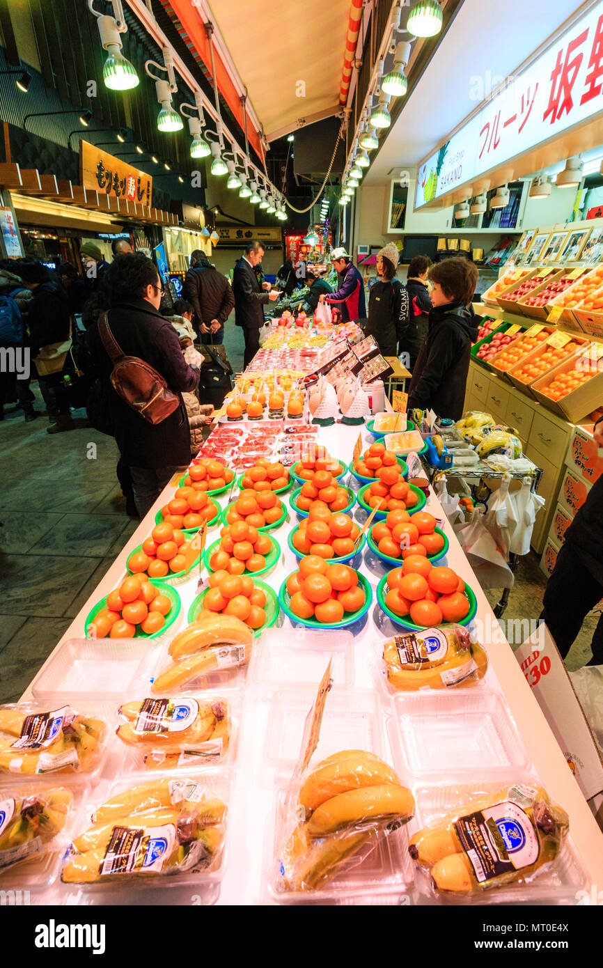 Indoor Omicho Ichiba, Omicho Market, largest fresh food market in ...