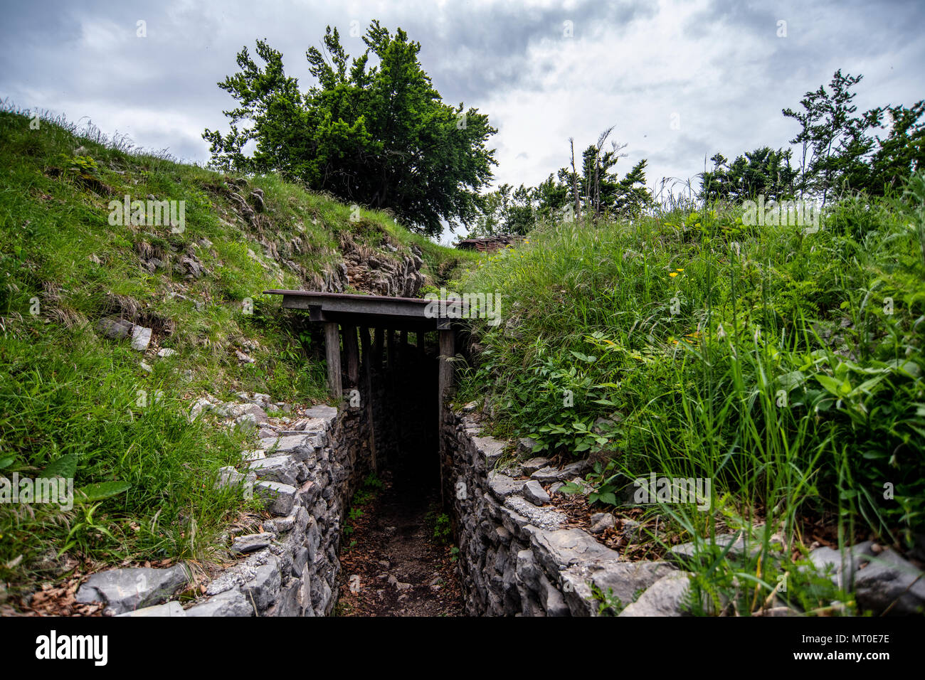 Italian tunnel ww1 hi-res stock photography and images - Alamy