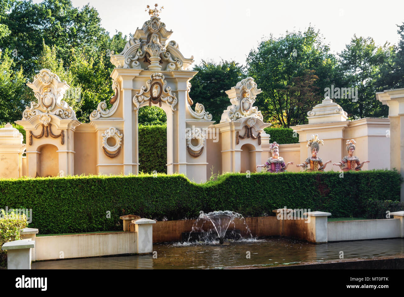 Kaatsheuvel, Netherlands, August 19 , 2017: Three ladies in waiting ...