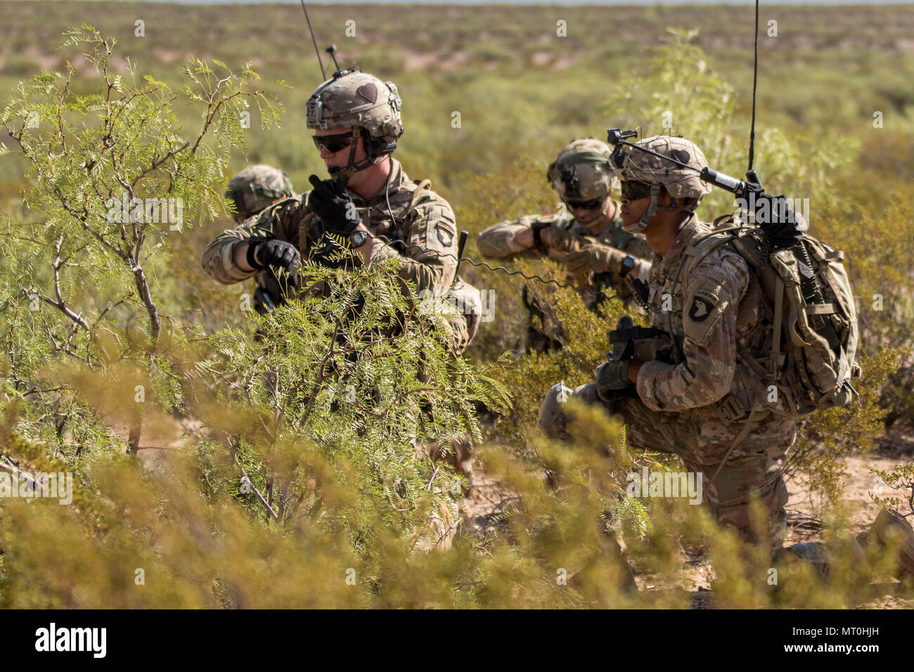 Soldiers with 1st Battalion, 26th Infantry Regiment, 2nd Brigade Combat Team, 101st Airborne ...