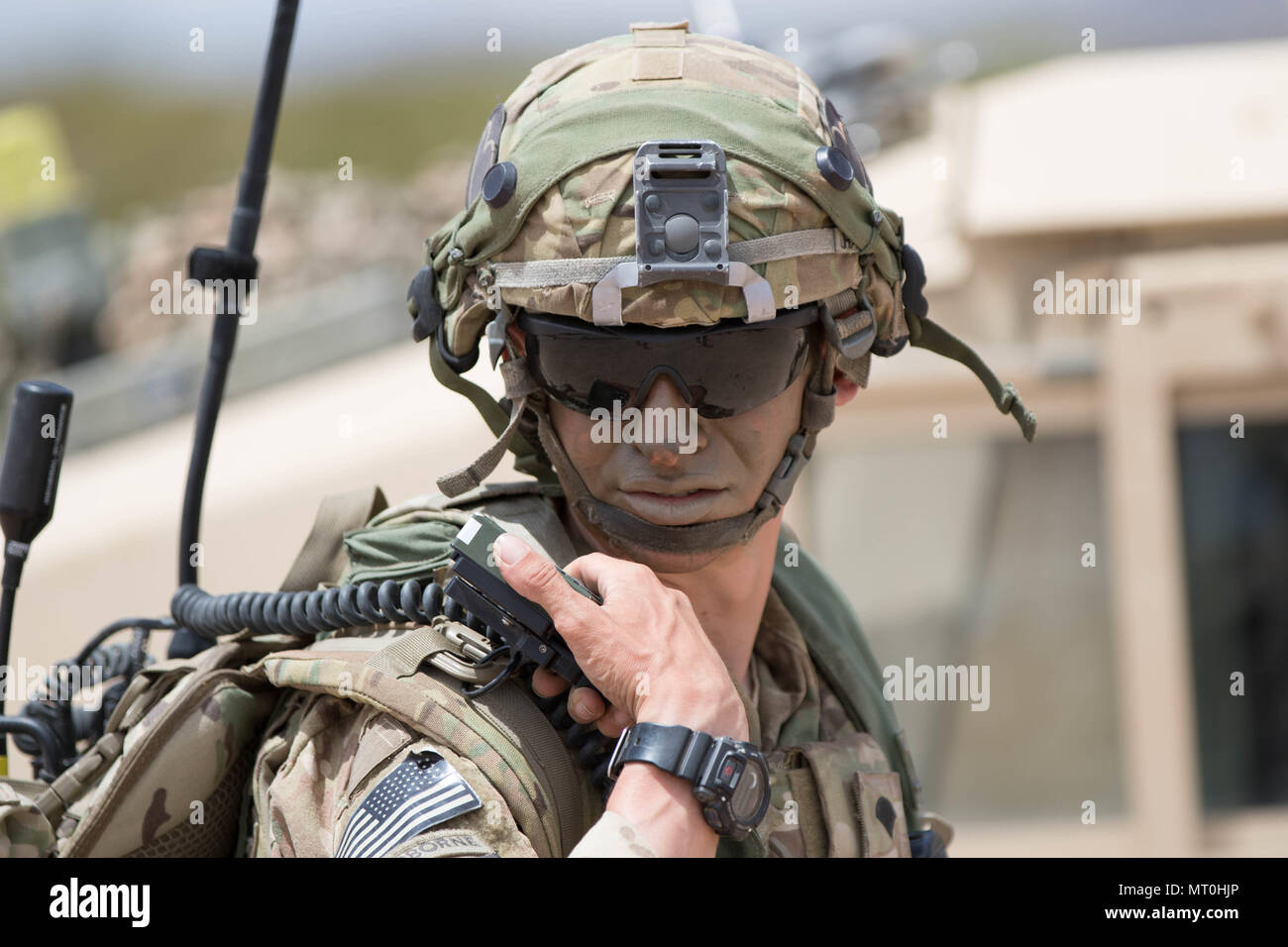 Soldier with 1st Battalion, 26th Infantry Regiment, 2nd Brigade Combat ...