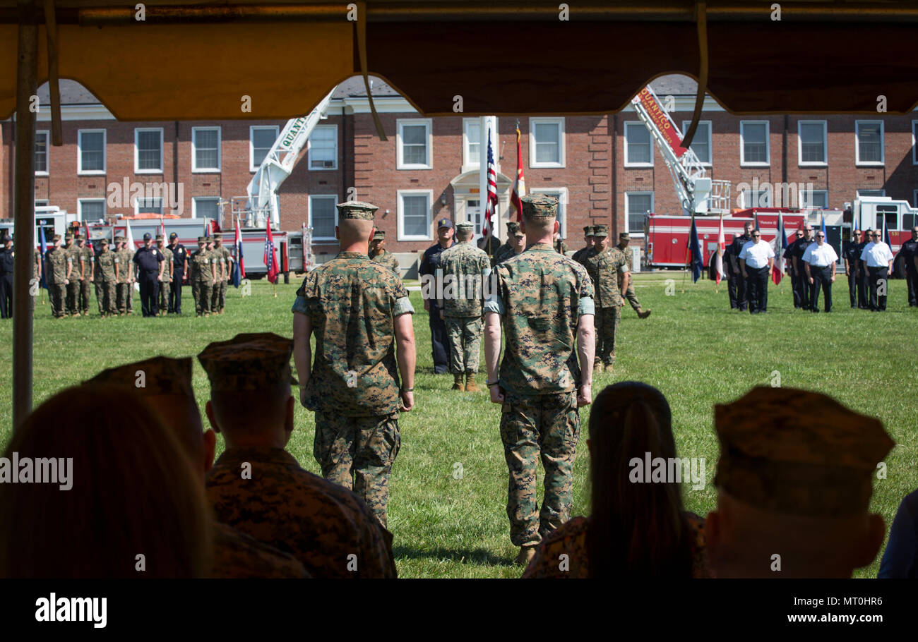 U.S. Marine Corps Lt. Col. Robert E. Cato II, commanding officer for ...