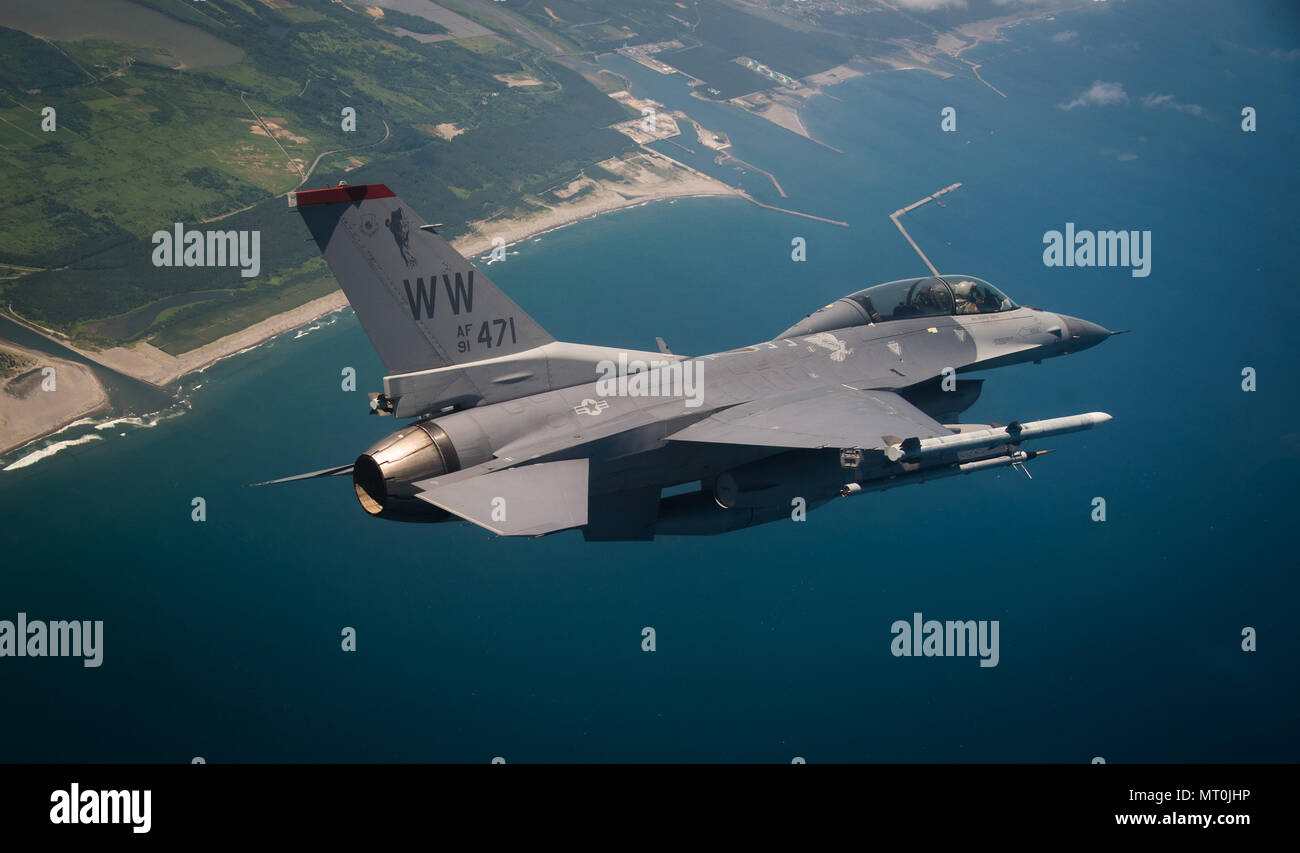 U.S. Air Force Capt. David Neville, a 13th Fighter Squadron F-16 ...
