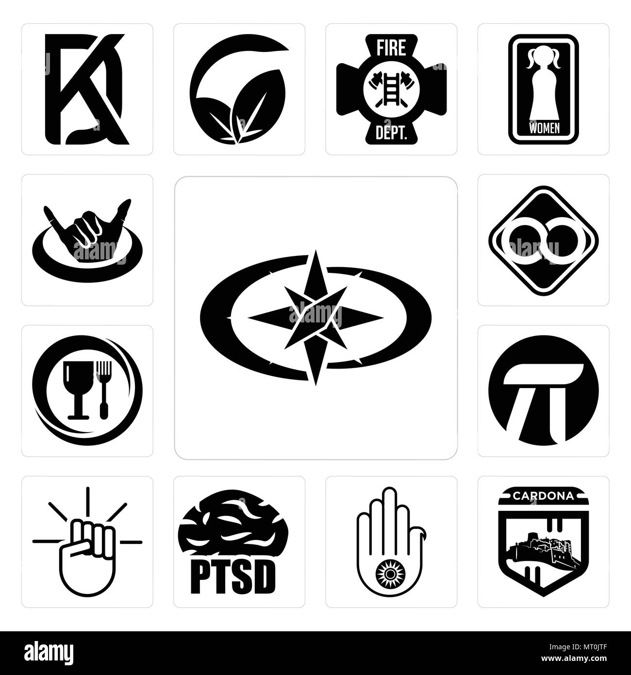 Food ui icons Black and White Stock Photos & Images - Alamy