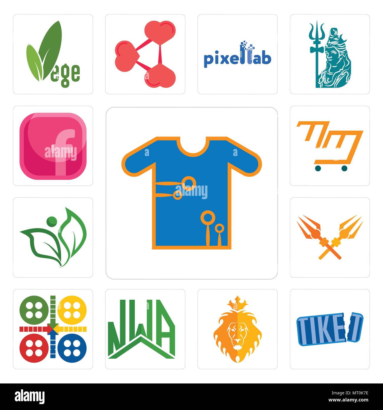 Mini market logo Stock Vector Images - Alamy