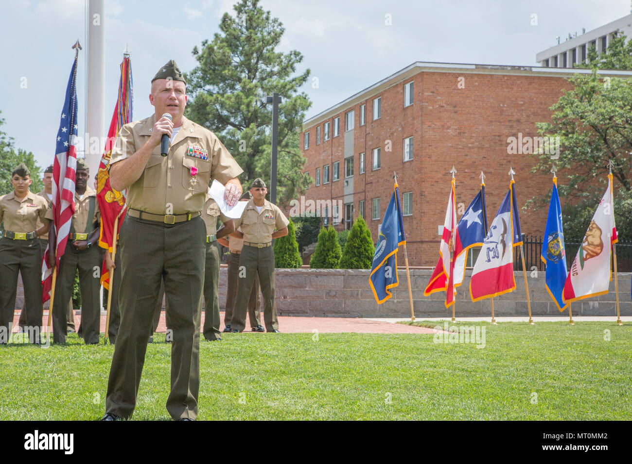 U.S. Marine Corps Col. Andrew M. Regan, former commanding officer of ...