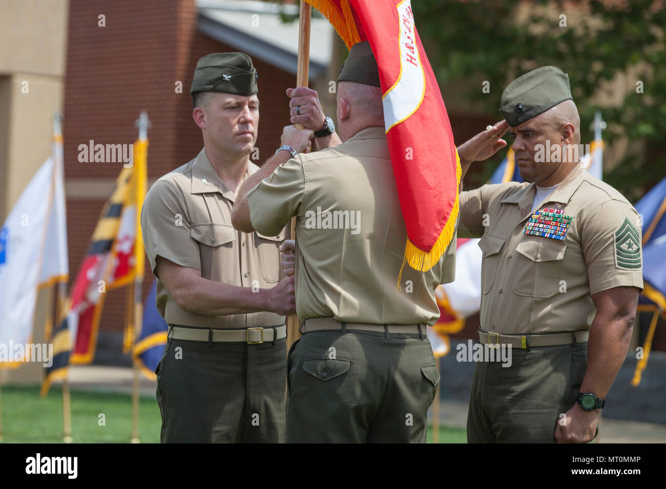 U.S. Marine Corps Col. Andrew M. Regan, commanding officer ...