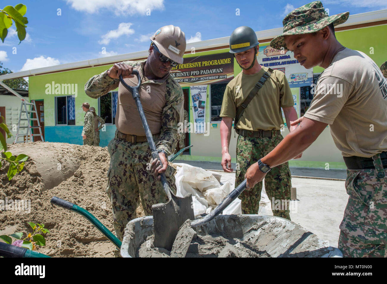 KUCHING, Malaysia (April 17, 2017) Steelworker 3rd Class Roy Hughes ...
