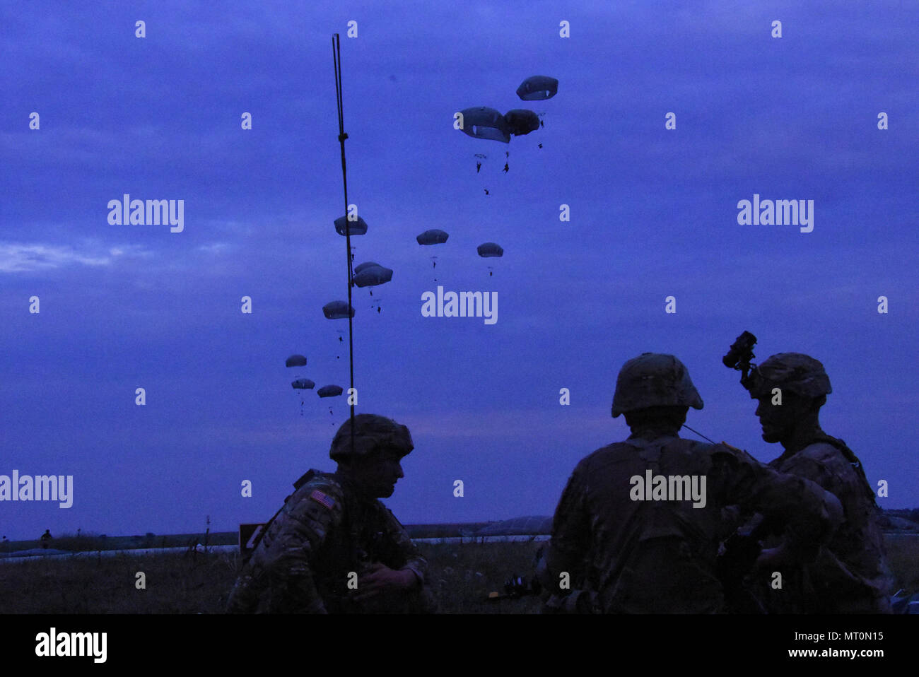 U.S. Army Paratroopers from the 173rd Airborne Brigade conducted a ...