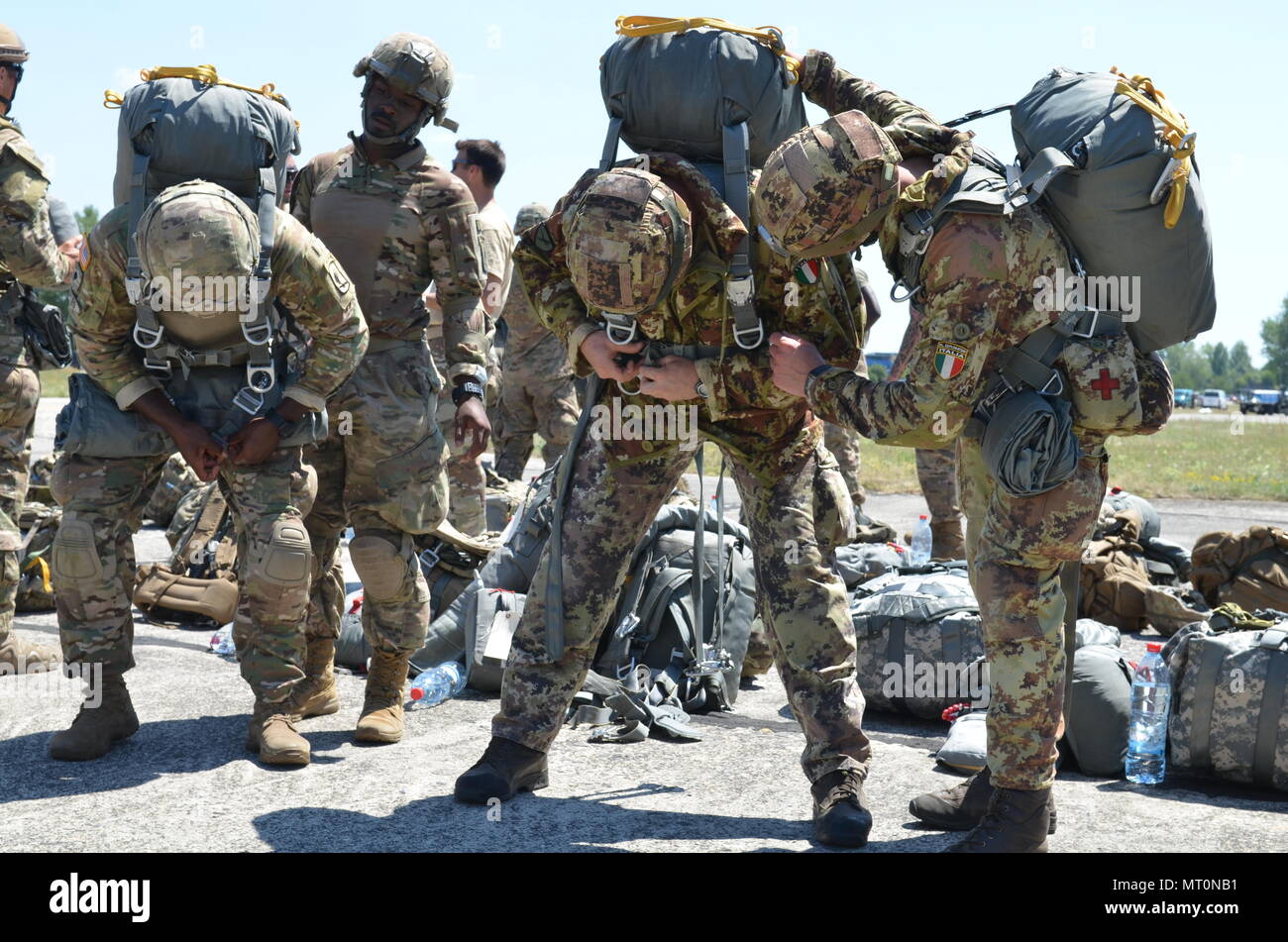 PAPA AIR BASE, Hungary — Soldiers from 173rd Airborne Brigade Combat ...