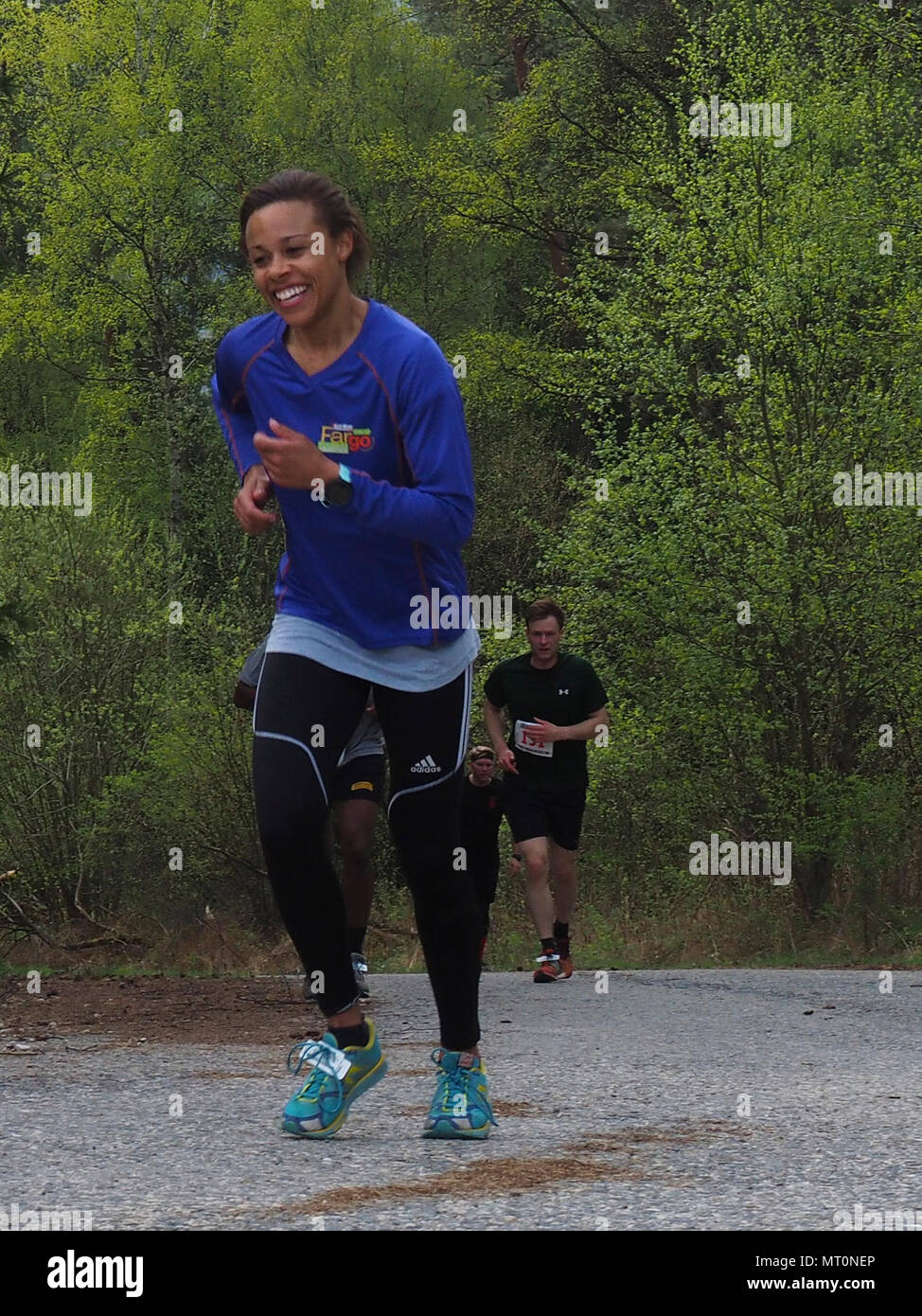 Runners participate in the annual Rugged Terrain Obstacle Run at ...