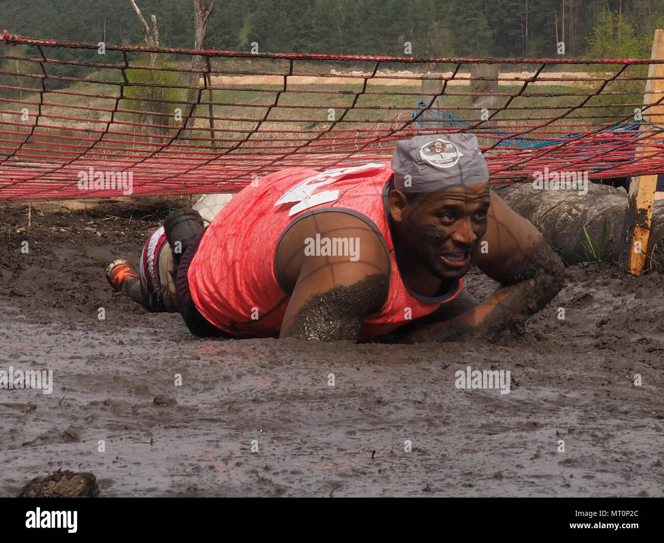 Runners participate in the annual Rugged Terrain Obstacle Run at ...