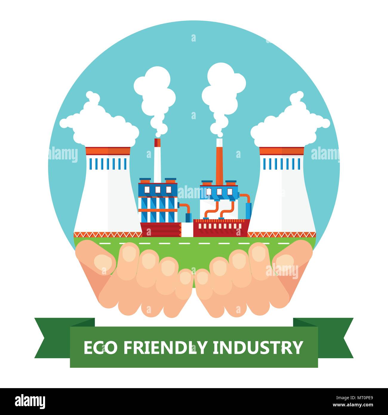 eco friendly industry Stock Vector Image & Art - Alamy