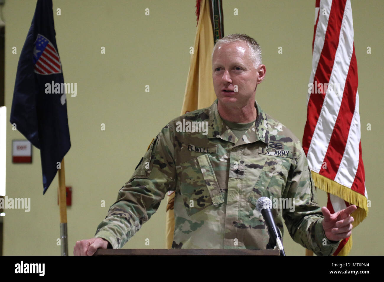 Brig. Gen. David E. Elwell, commanding general of the 311th ...