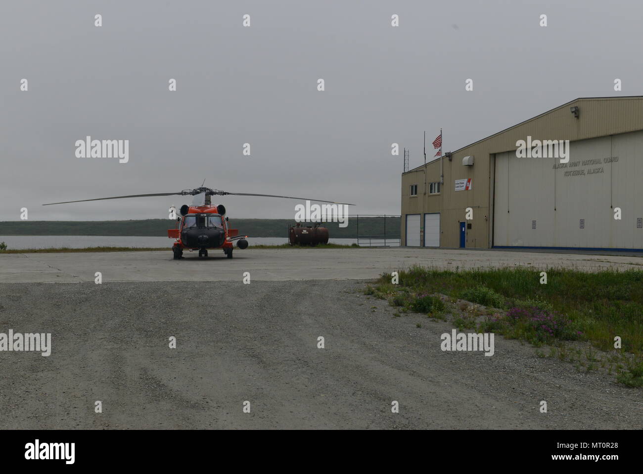 A Coast Guard Air Station Kodiak MH-60 Jayhawk aircrew, deployed to ...