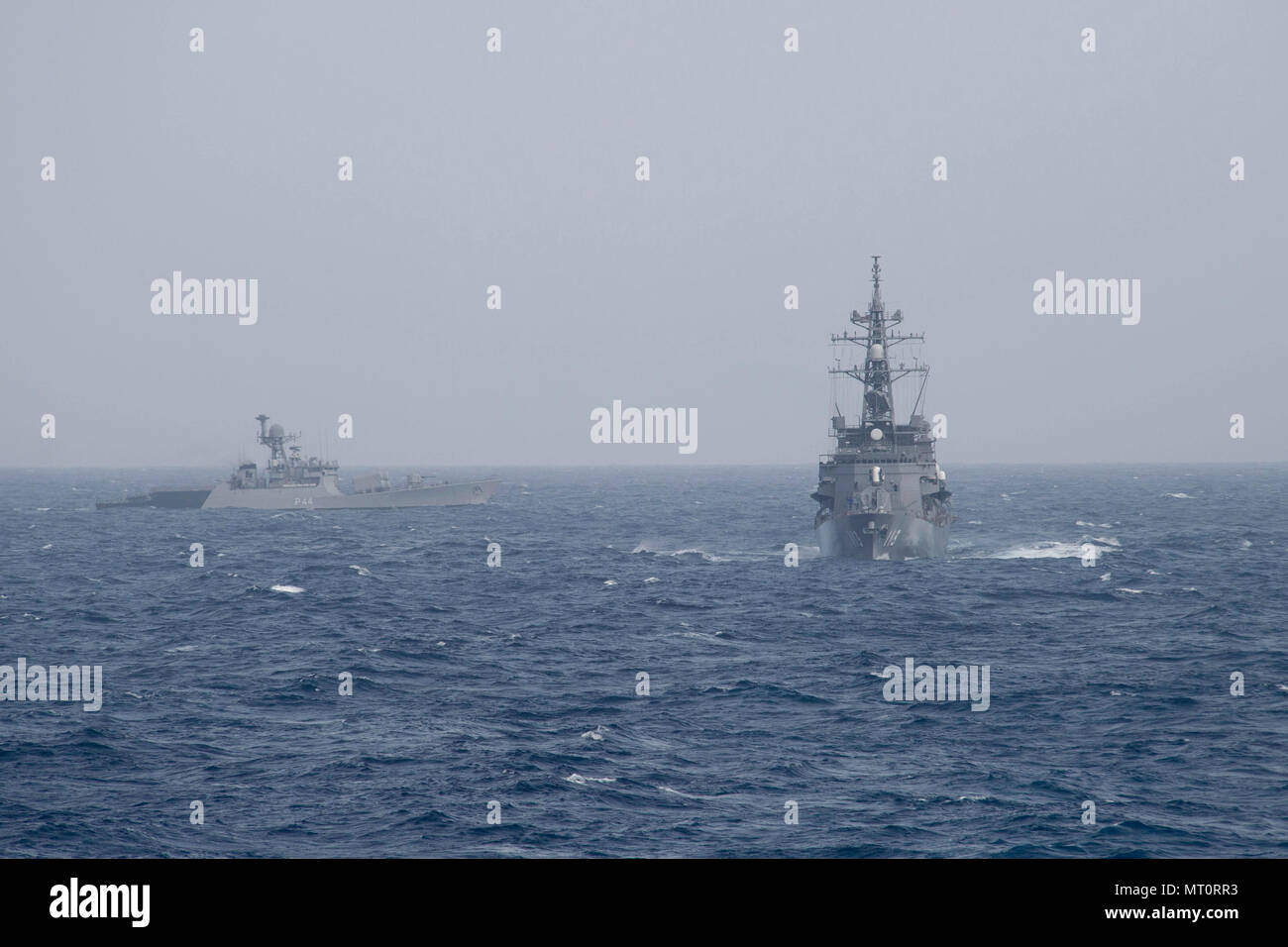 On July 15, 2017, the Takanami-class destroyer JS Sazanami (DDG 113) of ...