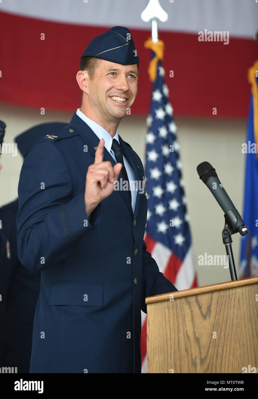 U.S. Air Force Col. William Maxwell, 317th Maintenance Group commander ...