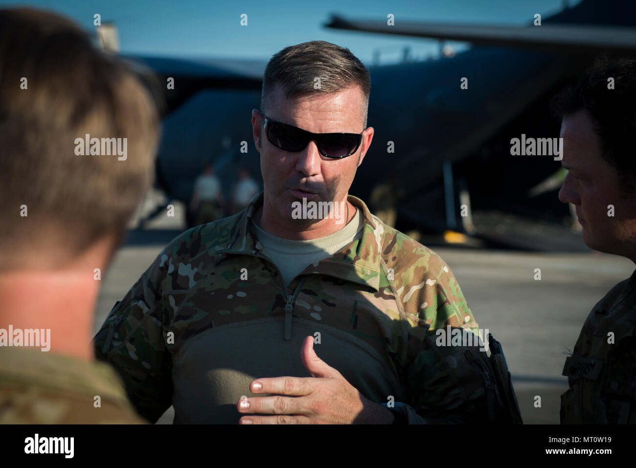 Lt. Col. Joshua Anderson, the director of staff of the 15th Special ...