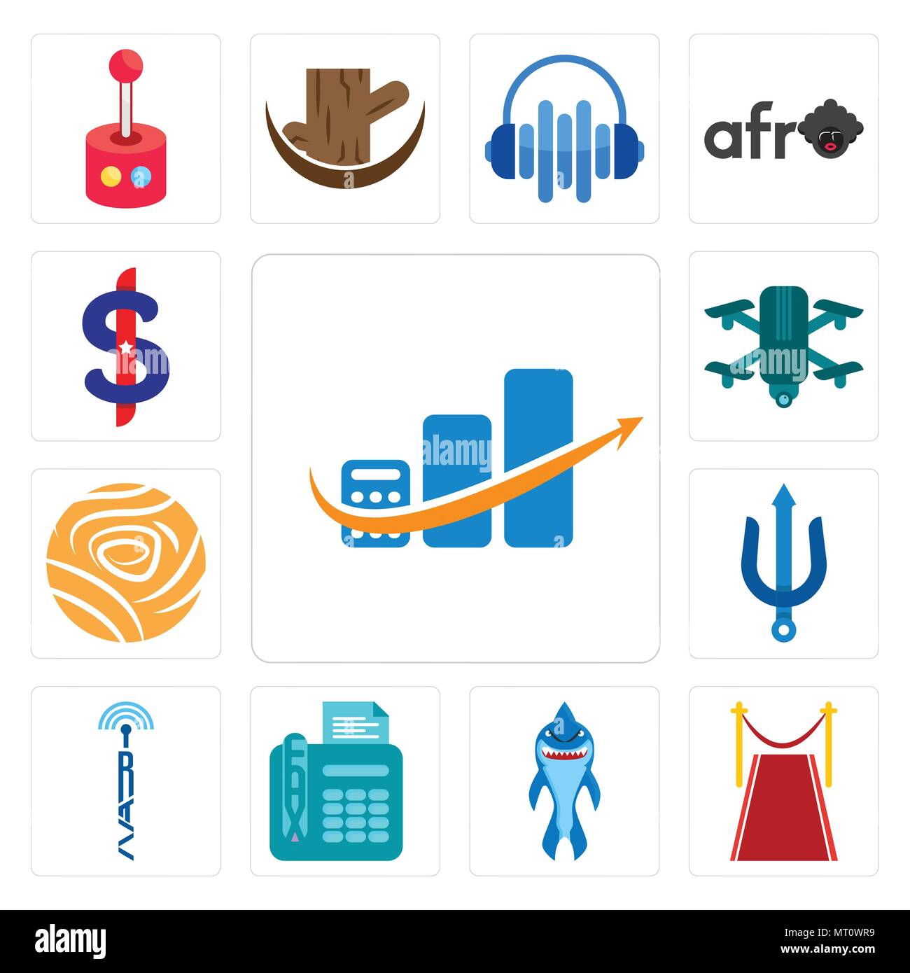 Set Of 13 simple editable icons such as accounting, carpet, shark ...