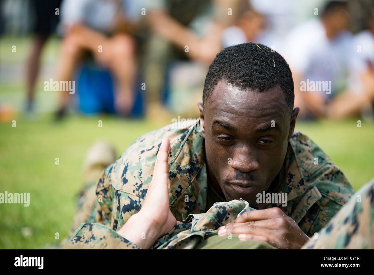 U.S. Marines with Marine Aviation Logistics Squadron (MALS) 12 grapple ...