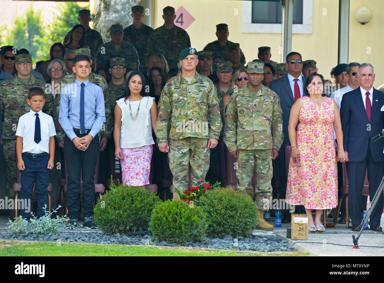 Col. Steven M. Marks, outgoing commander, U.S. Army Garrison Italy ...