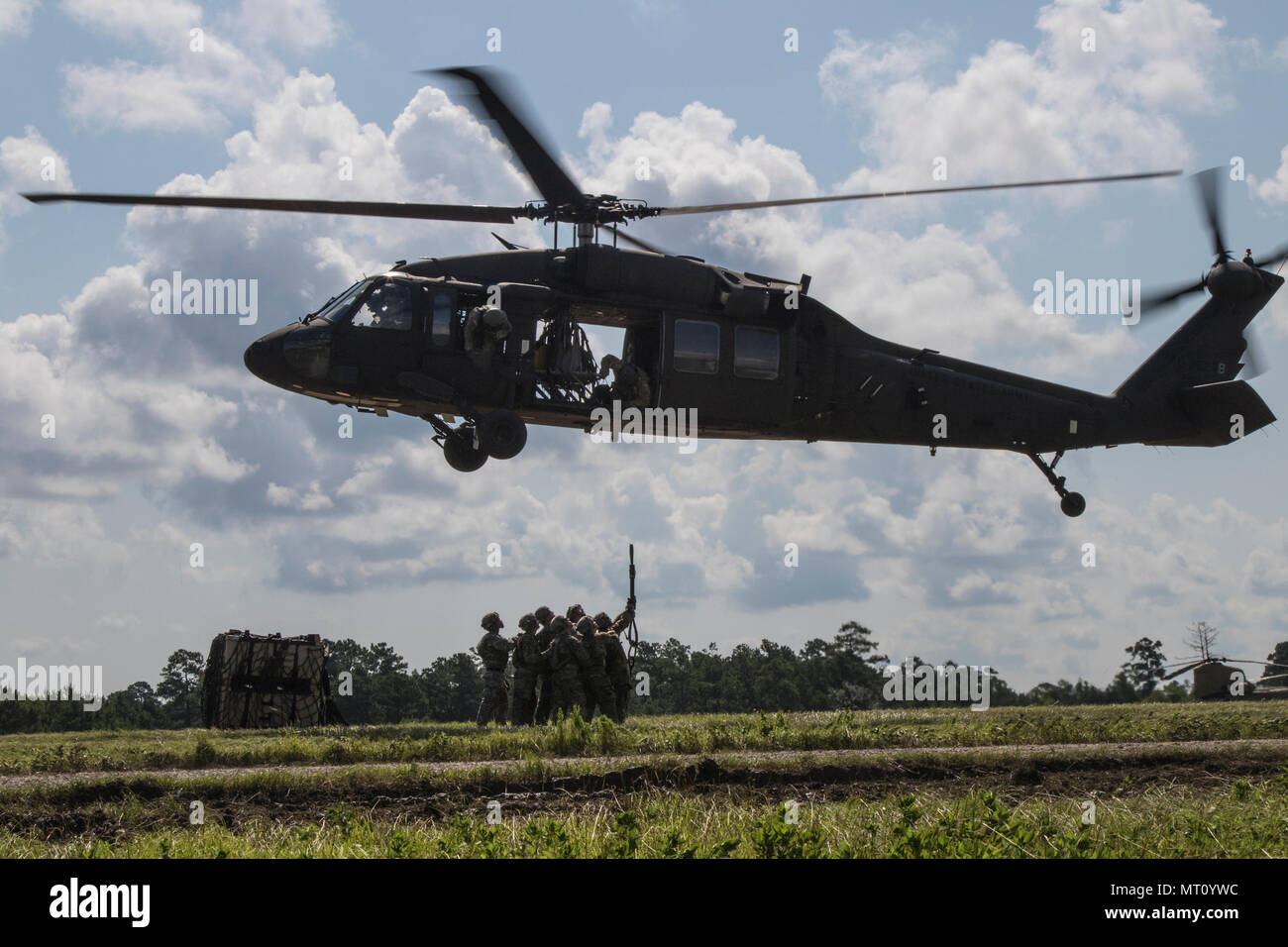 A UH-60 Black Hawk assigned to the 76th Infantry Brigade Combat Team ...
