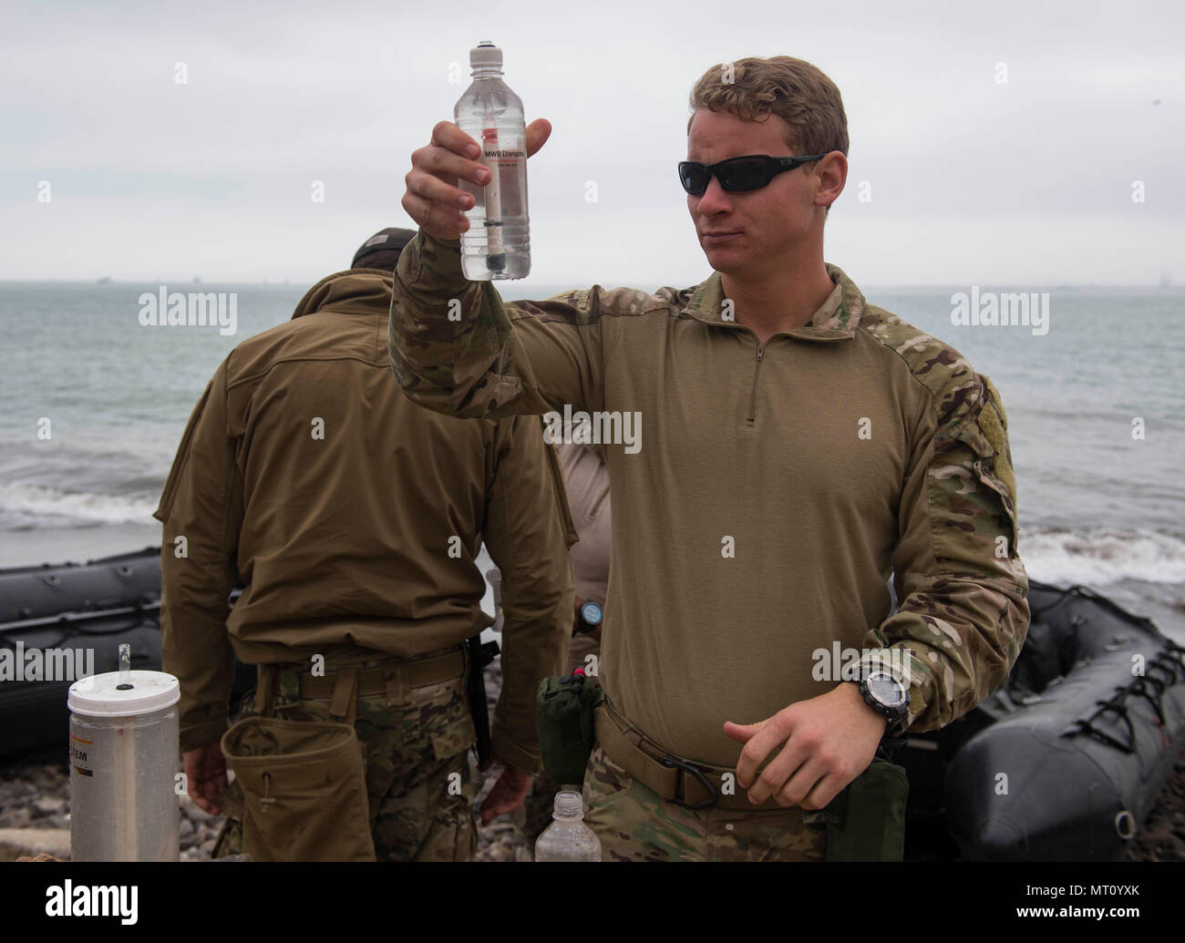 170718-N-GP524-0109 SAN LORENZO ISLAND, Peru (July 18, 2017) Explosive ...