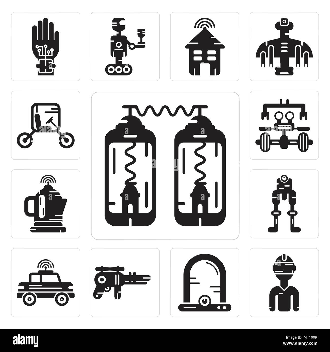 Teleportation icon vector vectors hi-res stock photography and images ...