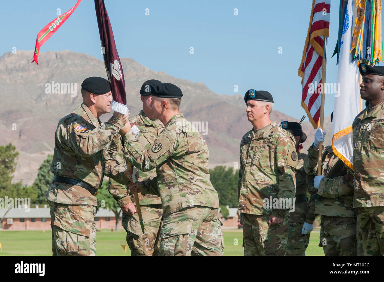 Maj. Gen. Thomas R. Tempel Jr. (left), commanding general, Regional ...