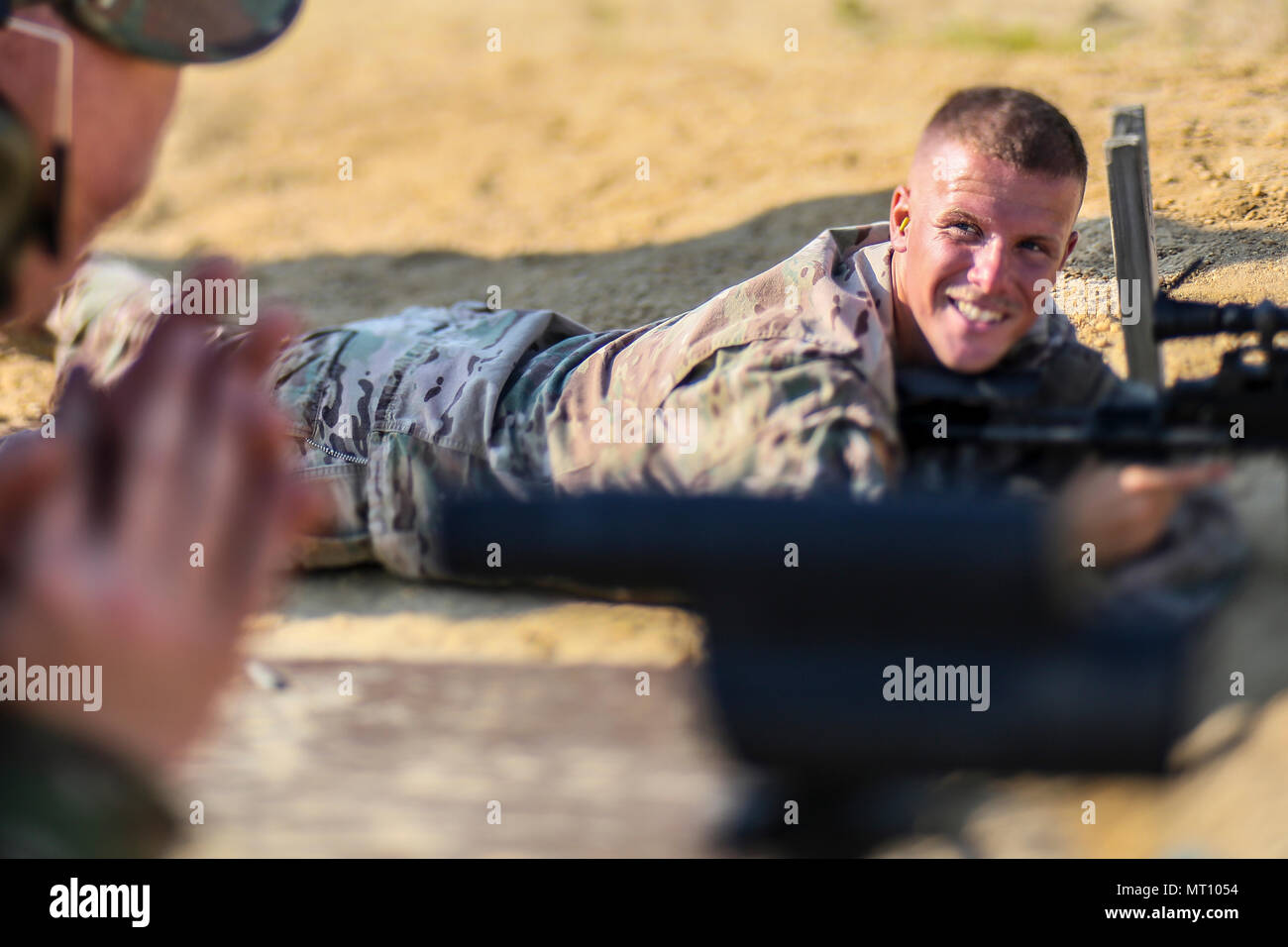 U.S. Army Specialist David Betz, from the Florida Army National Guard ...