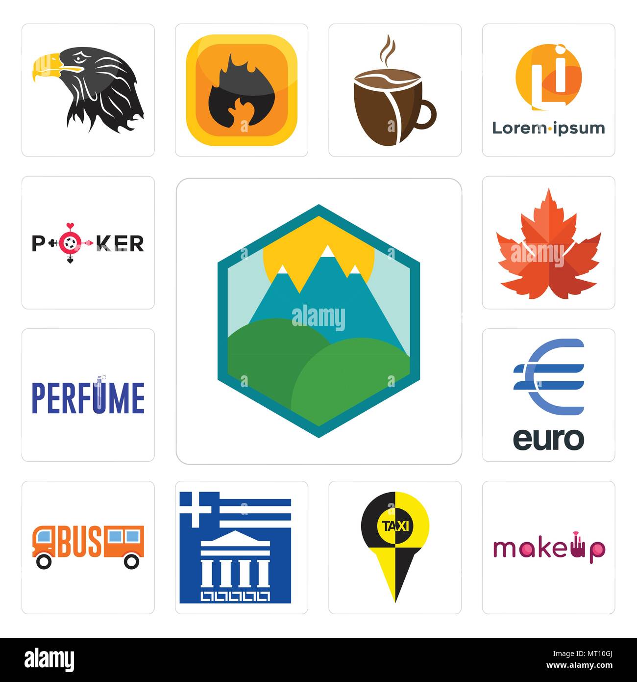 Euro leaf logo hi-res stock photography and images - Alamy