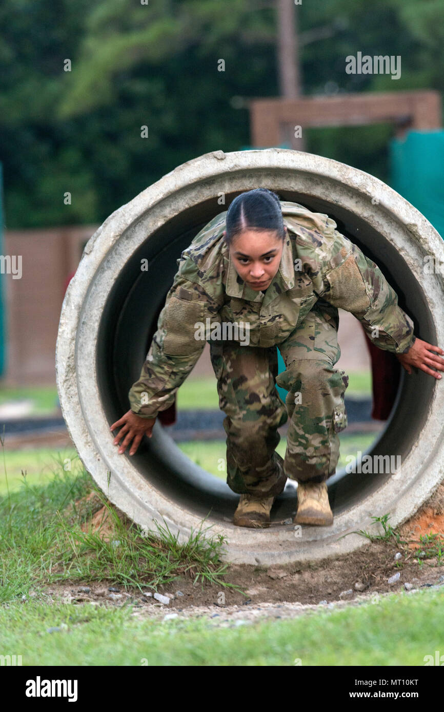 Spc. Kiara Dale, a contestant in the 2017 TRADOC Best Warrior ...
