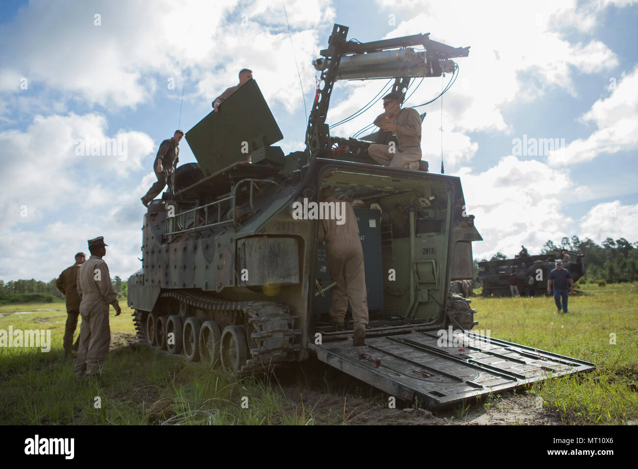 U.S. Marines with 2nd Assault Amphibian Battalion, 2nd Marine Division ...