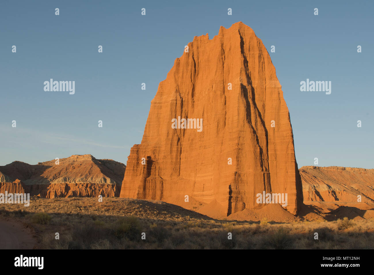 Temple of the Moon at dawn, Cathedral Valley, Capitol Reef National ...