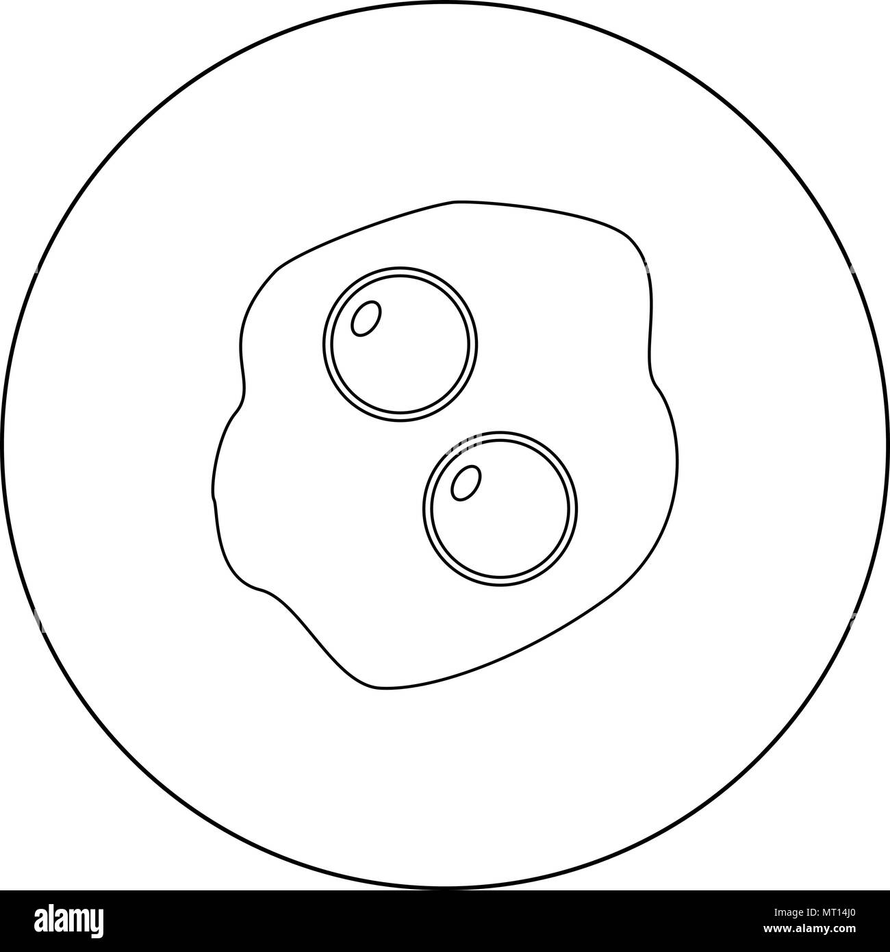 Egg Yolk Coloring Page