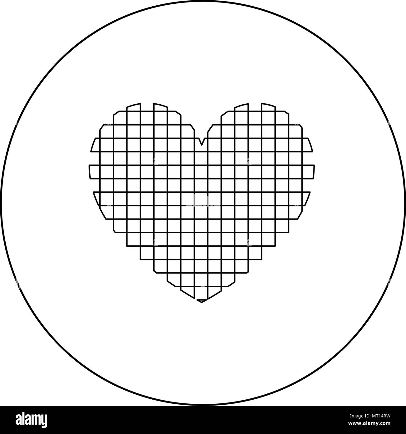 Heart Outline Black and White Stock Photos & Images - Alamy