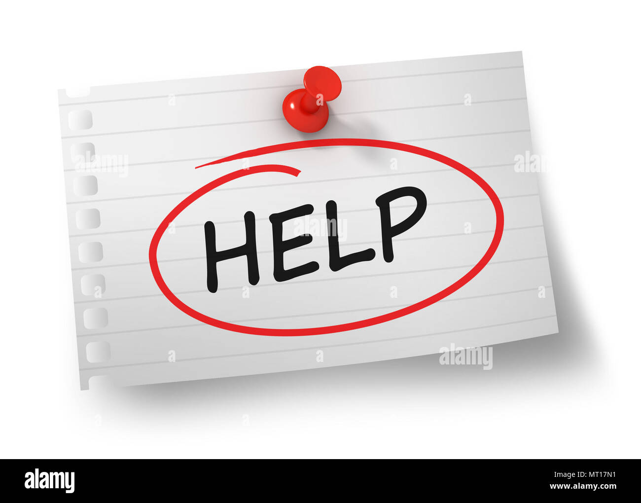 help concept 3d illustration isolated on white background Stock Photo ...