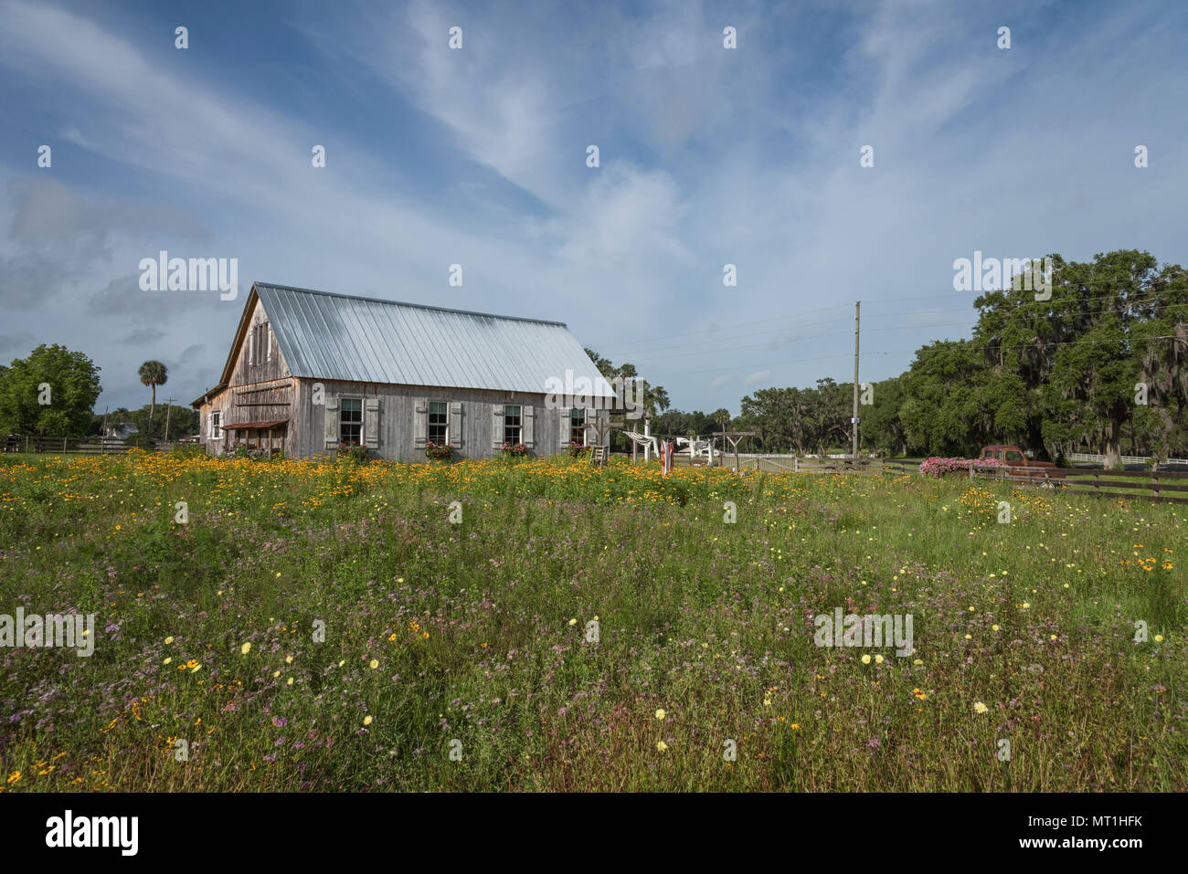 Old Farm House Florida USA Stock Photo - Alamy