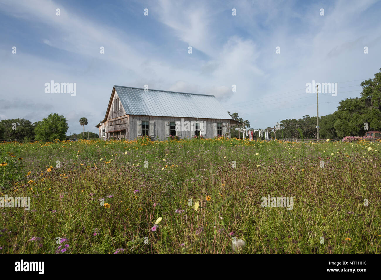 Old Farm House Florida USA Stock Photo - Alamy