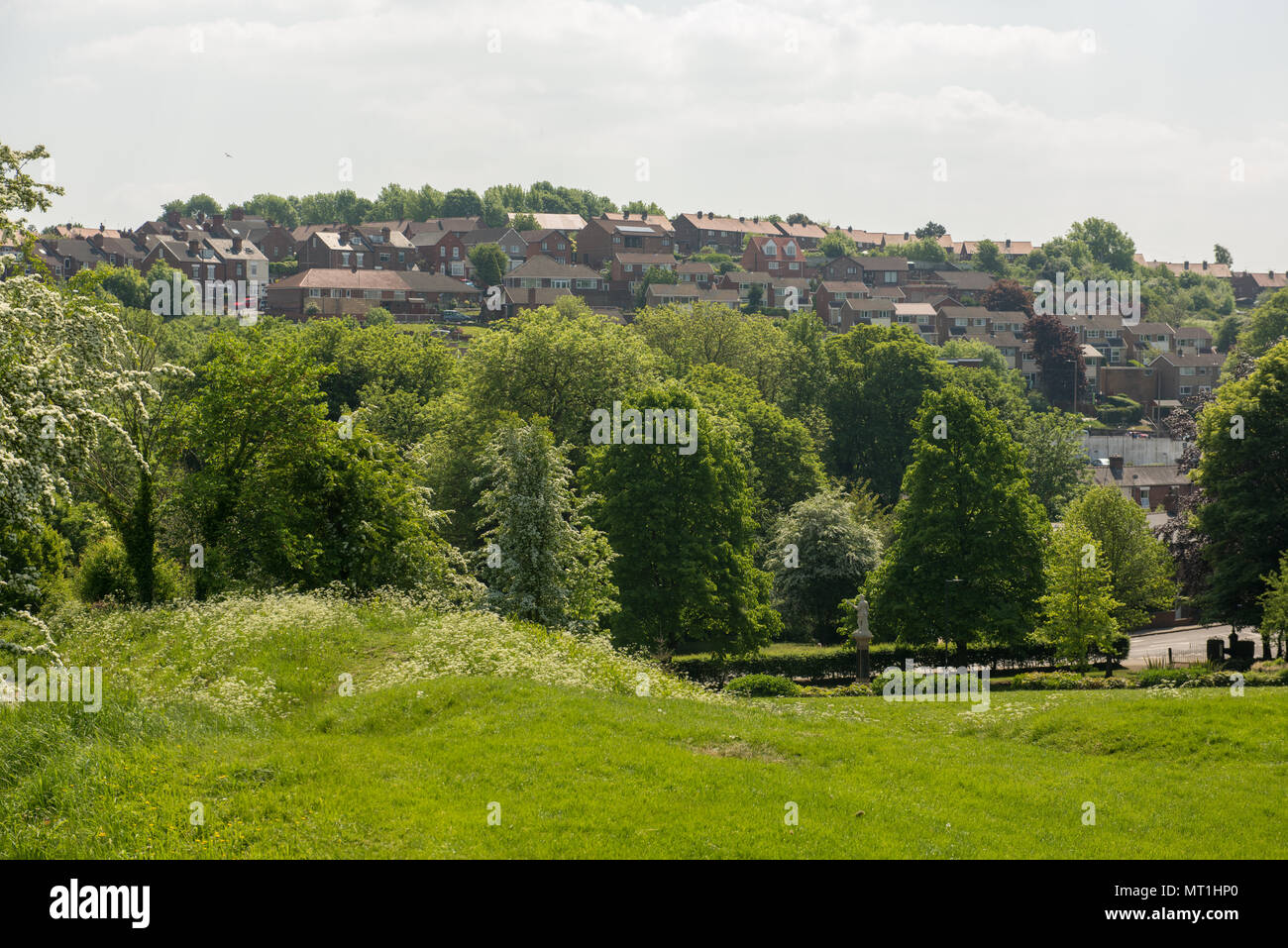 Conisbrough rooftops hi-res stock photography and images - Alamy