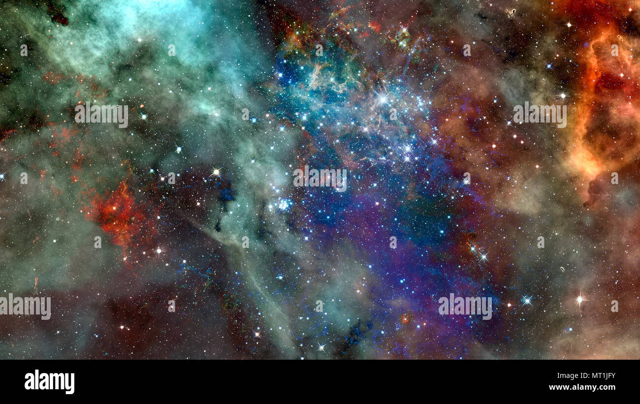 Reflection nebula the site of star formation. Elements of this image ...