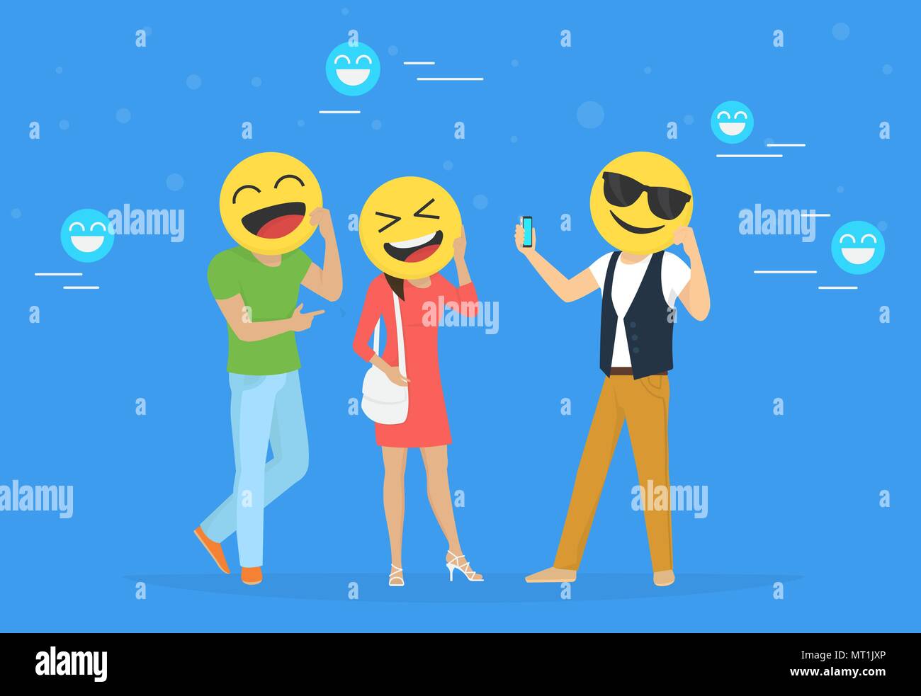 Facial expression photos Stock Vector Images - Alamy